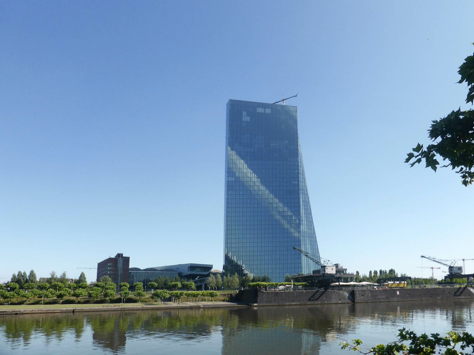 ECB Frankfurt - Skytower - European Central Bank Headquarters