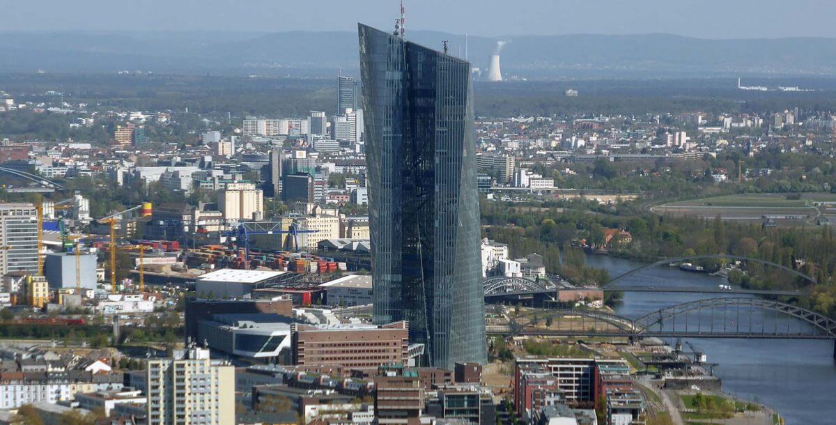 ECB Frankfurt - Skytower - European Central Bank Headquarters