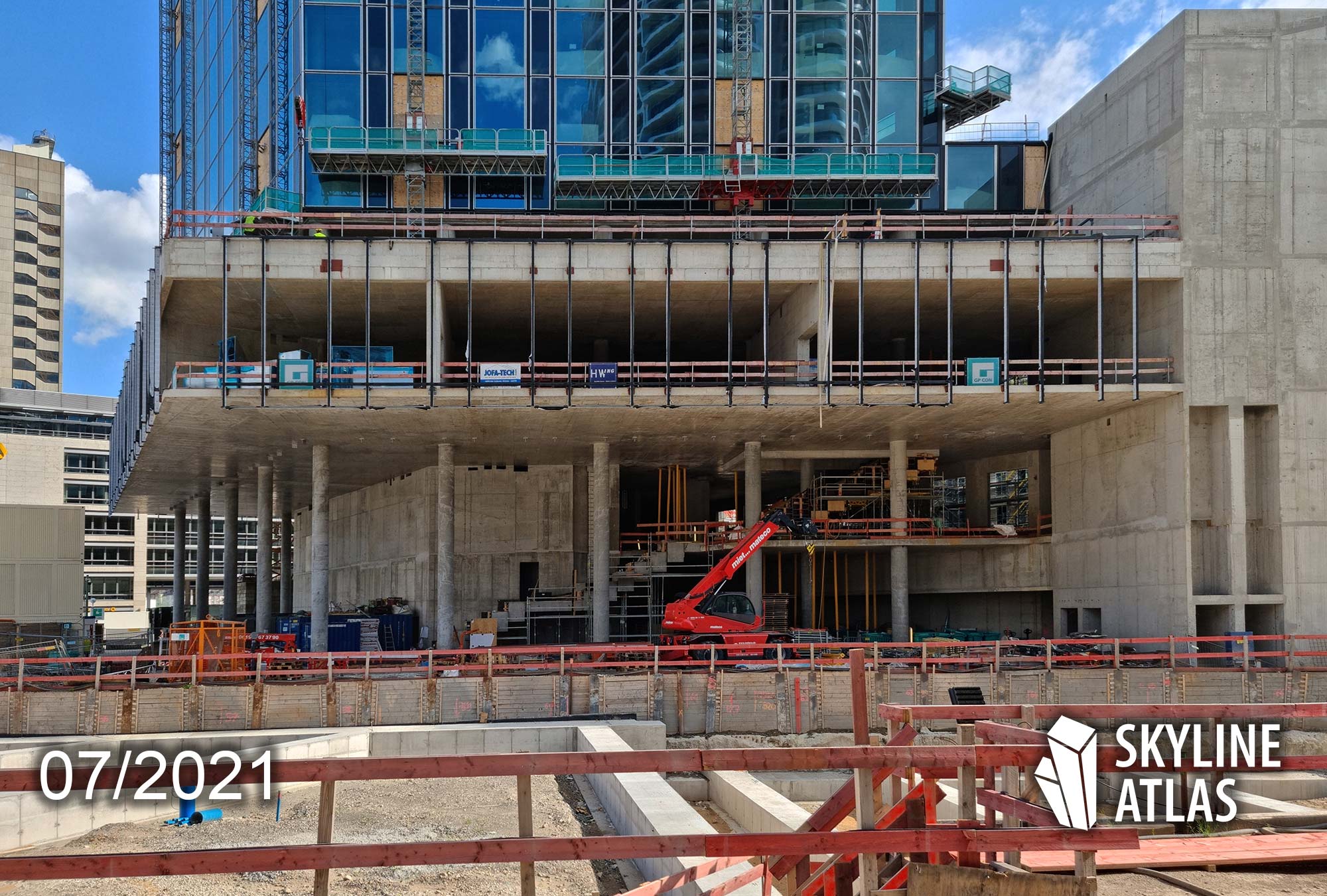 frankfurt-spin-tower-construction-work-summer-2021 - SKYLINE ATLAS