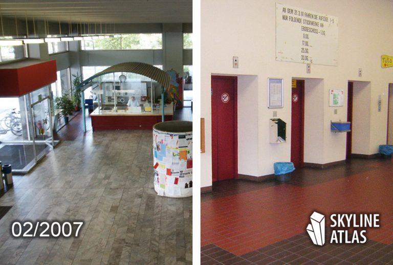 AfE Tower in Frankfurt - AfE-Turm Highrise - Brutalism Skyscraper