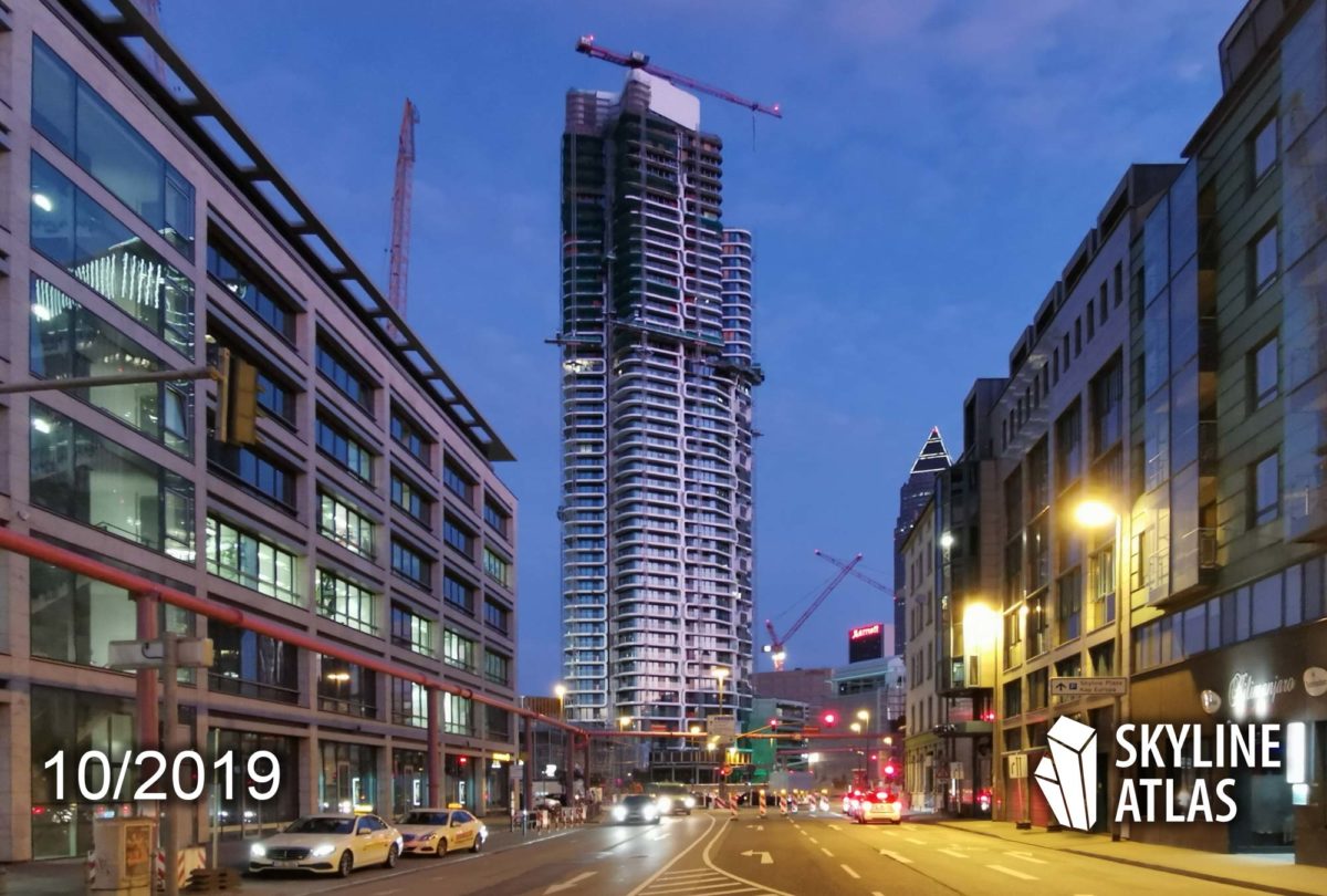 Grand Tower in Frankfurt - The tallest residential skyscraper in Germany