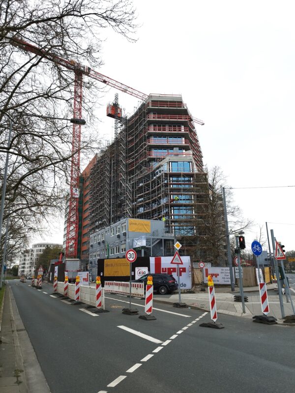 Construction Site Tour of the High-Rise Building on Kennedyallee ...
