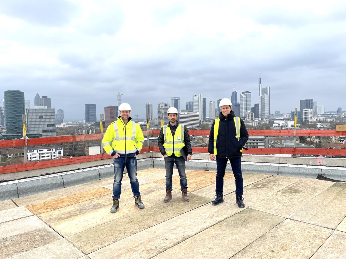 Construction Site Tour of the High-Rise Building on Kennedyallee ...