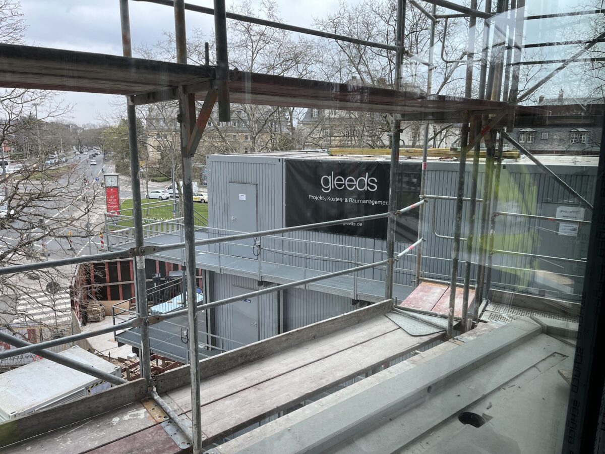 Construction Site Tour of the High-Rise Building on Kennedyallee ...