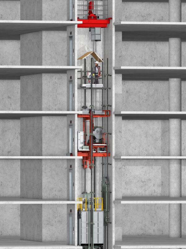 An Elevator that grows with the High-Rise Building? That's possible ...
